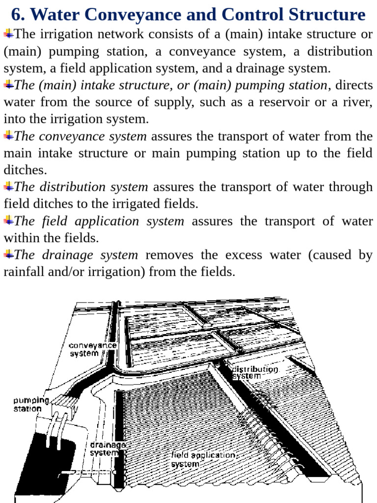 Chapter 6 Conveyance and Control Structure | PDF | Irrigation | Hydrology