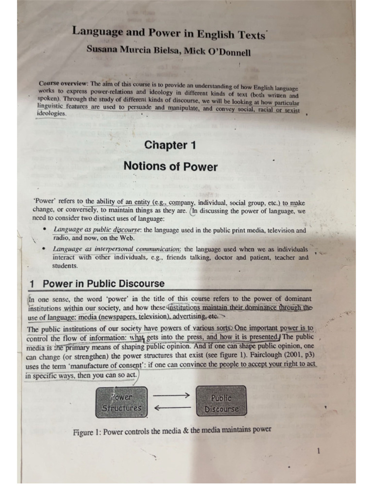 Language and Power | PDF