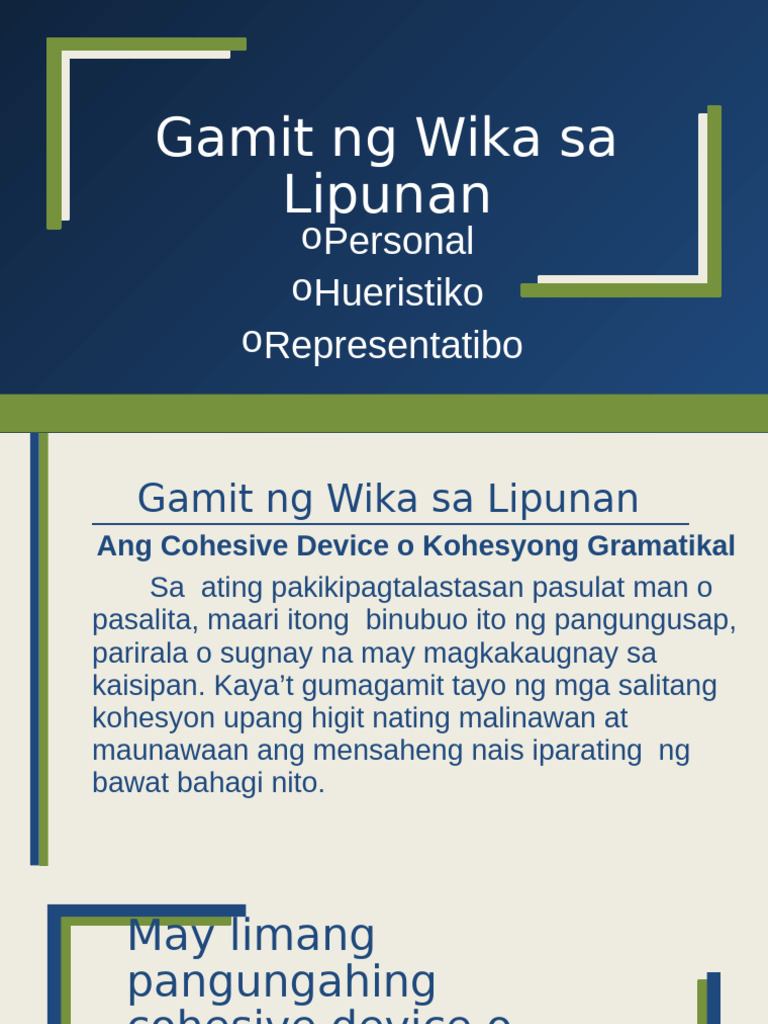 Q1 KOMPAN W5 Gamit NG Wika Sa Lipunan | PDF