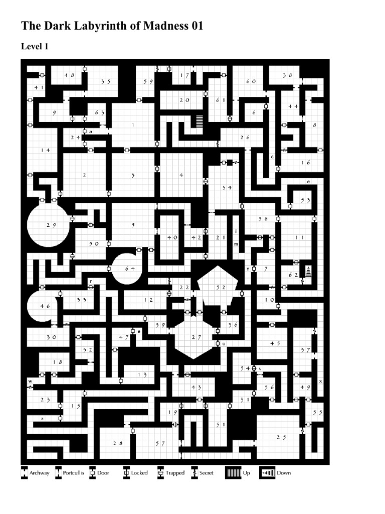 The Dark Labyrinth of Madness 01 | PDF