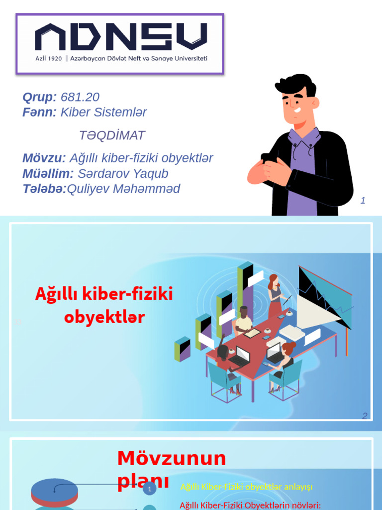 681.20 Kiber Sistemlər: Qrup: FƏNN | PDF