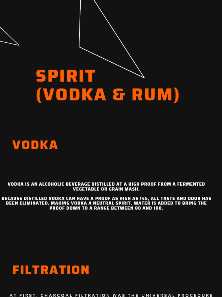 Spirit (Vodka _ Rum) | PDF | Rum | Vodka