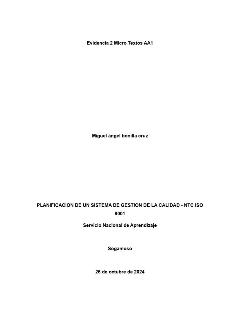 Evidencia 2 Micro Textos AA1 | PDF