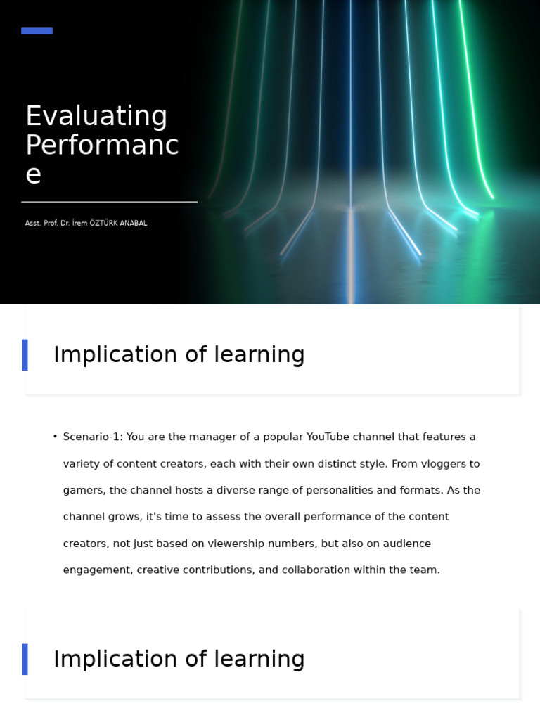 Performance Evaluation | PDF | Performance Appraisal | Workplace