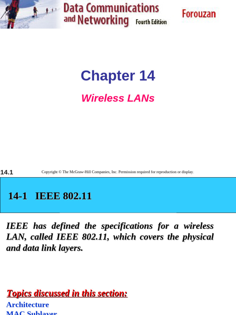 Wireless LANs and Bluetooth | PDF | Wireless Lan | Ieee 802.11