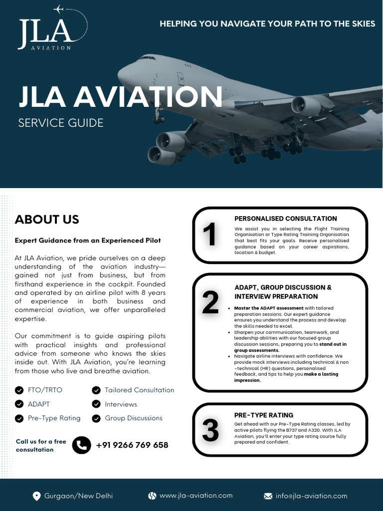 JLA Aviation - Service Guide | PDF | Transport | Aviation