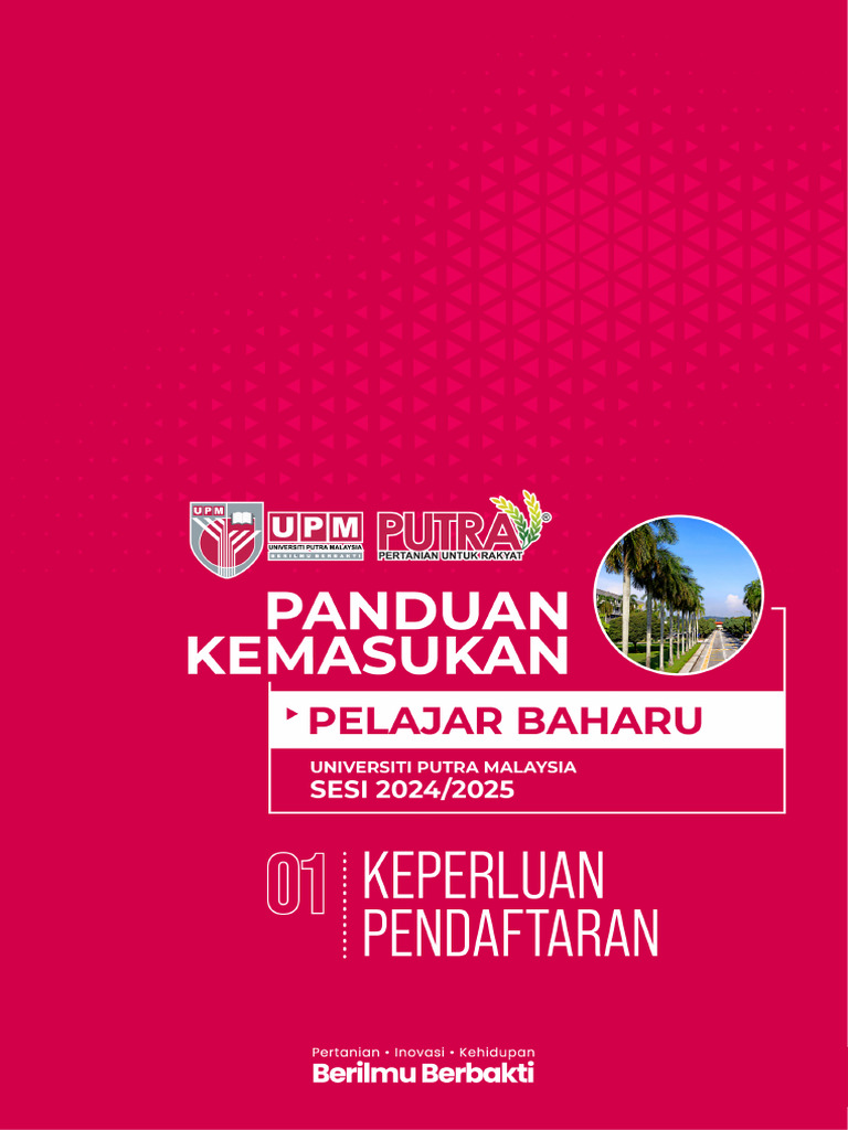 Panduan Pendaftaran Pelajar UPM 2024/2025 | PDF