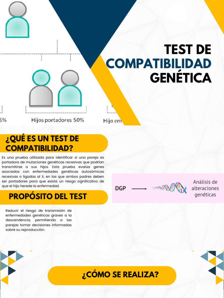 Test de Compatibilidad Genética para Parejas | PDF | Genética ...