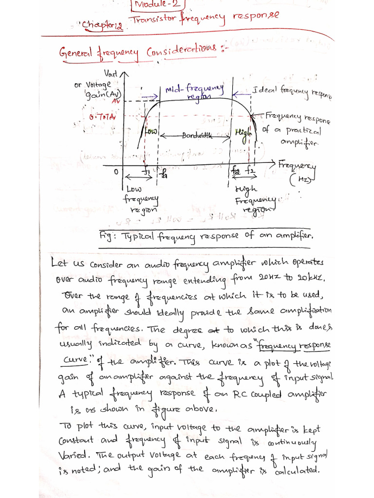 Module 2 Chapter 2.transistor Frequency Response | PDF