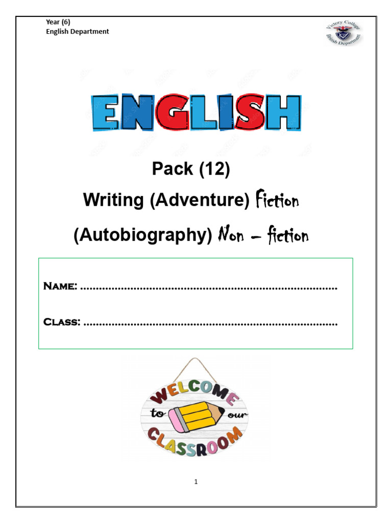 Pack 12 Adventure&Autobiography | PDF | English Language | Linguistics