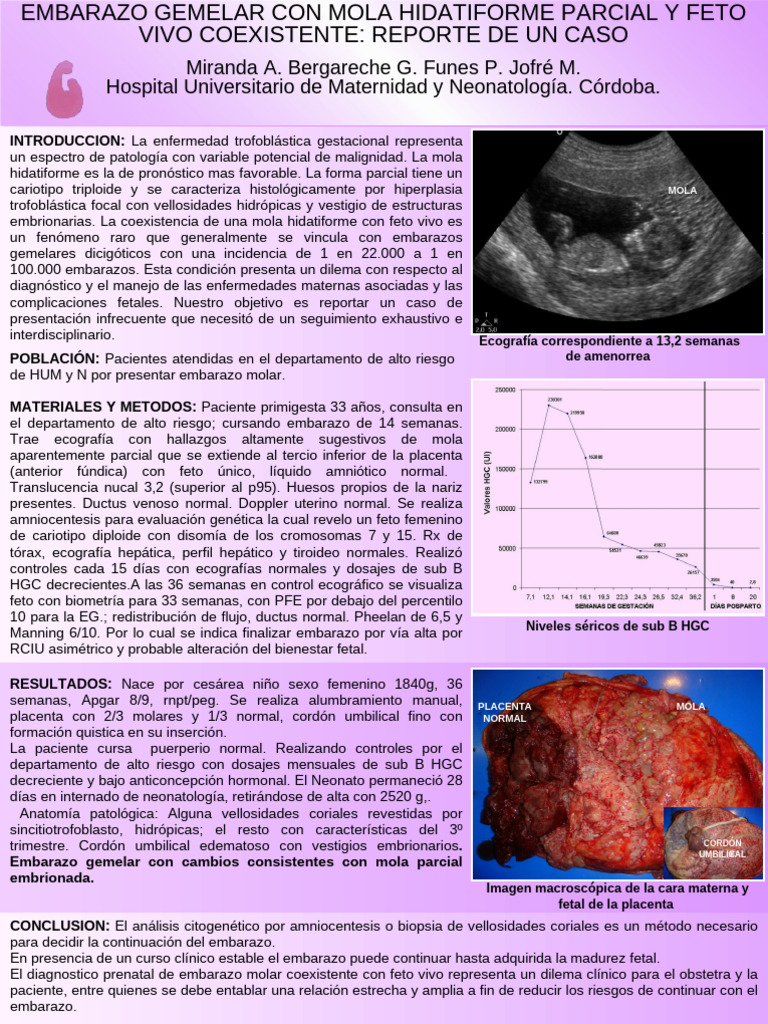 Mola Hidatiforme | PDF | El embarazo | Feto