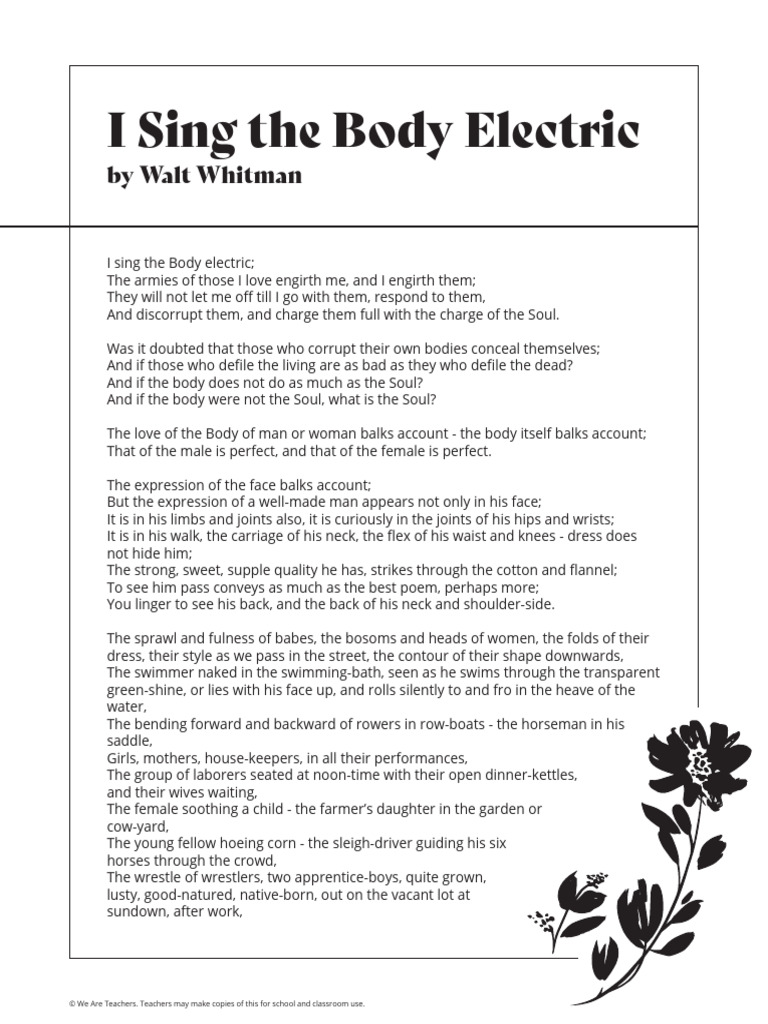 Walt-Whitman-Poems | PDF