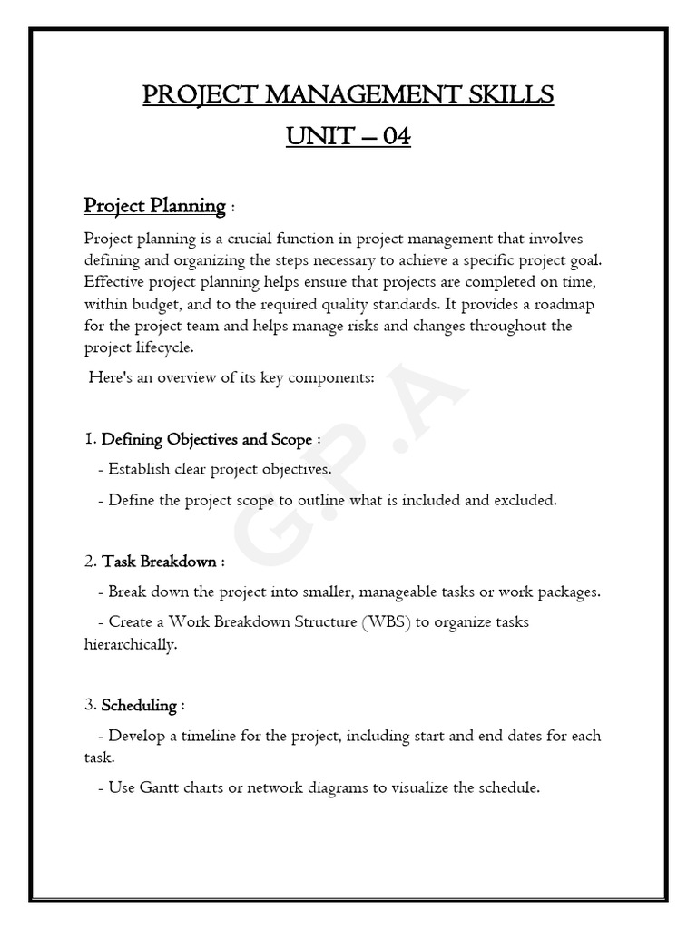 PMS UNIT 4 | PDF | Project Management | Evaluation