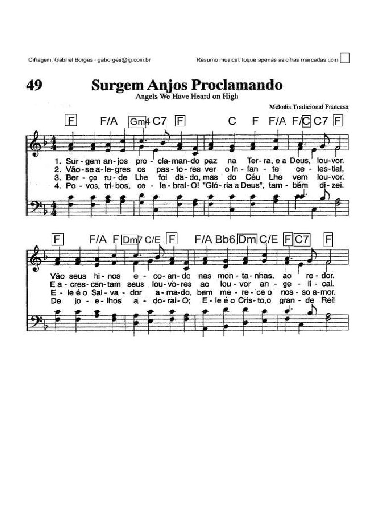 Surgem Anjos Proclamando | PDF