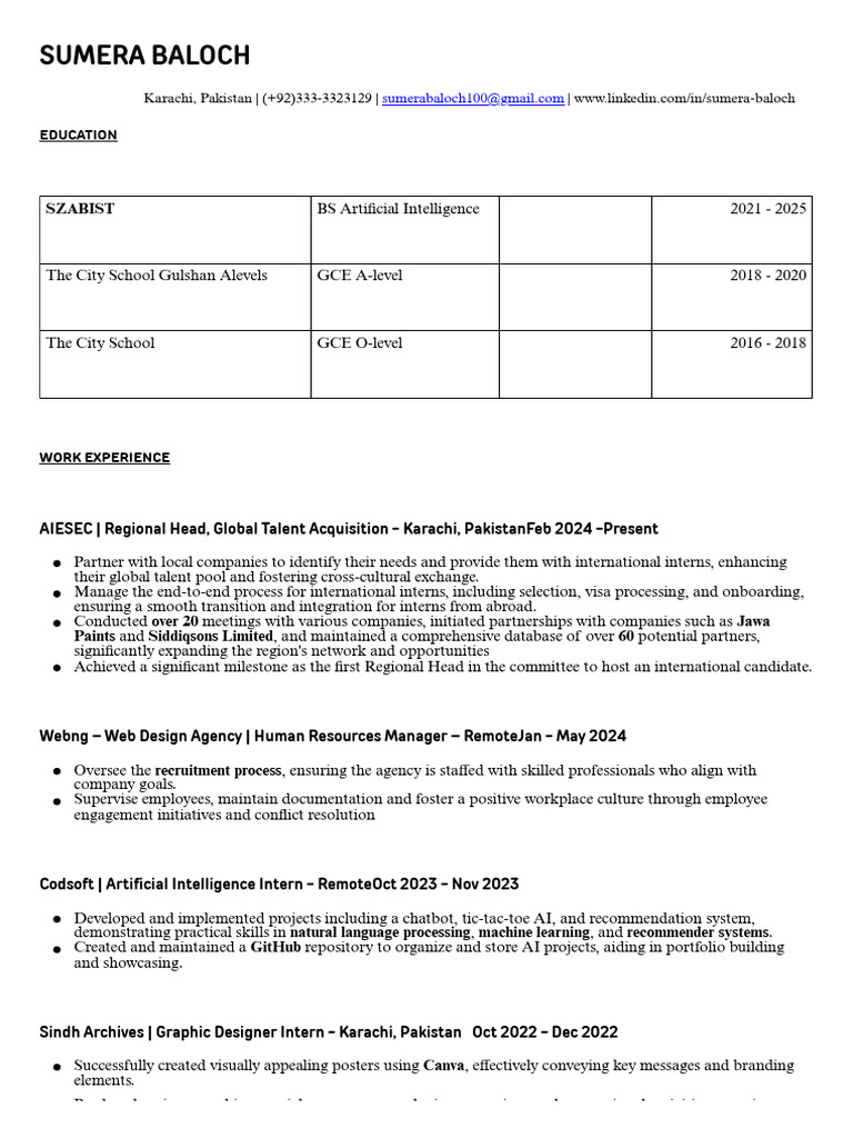 Sumera Baloch - Docx 20241104 190942 0000 | PDF | Artificial Intelligence | Intelligence (AI ...
