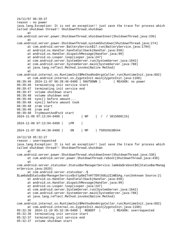 power_off_reset_reason | PDF | Operating System Technology | Systems Architecture