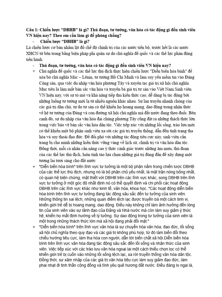 Đề cương GK môn công tác QPAN | PDF