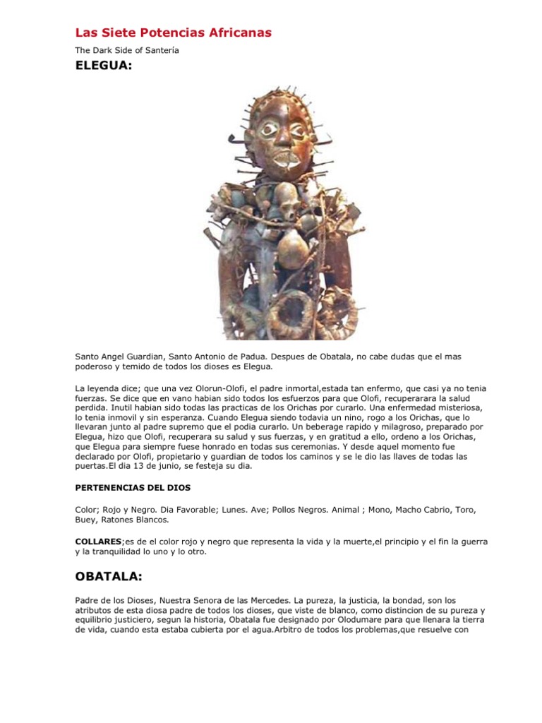 Las Siete Potencias Africanas | PDF | Religión y creencia