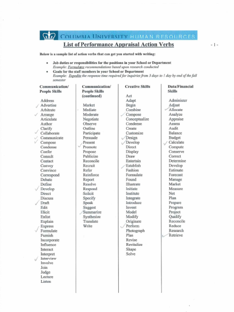 Appraisal Wording | PDF
