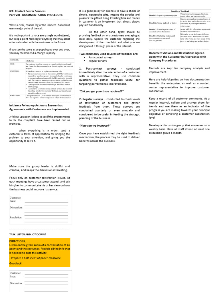 PART VIII - Documentation Procedure | PDF | Human Communication