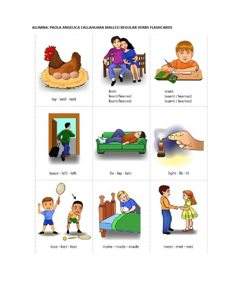 Flashcards Paola Callahuara | PDF