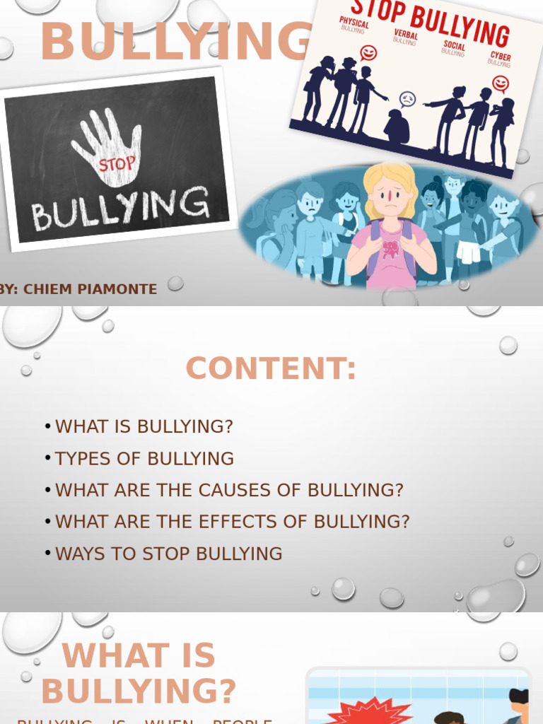 Understanding Types of Bullying | PDF
