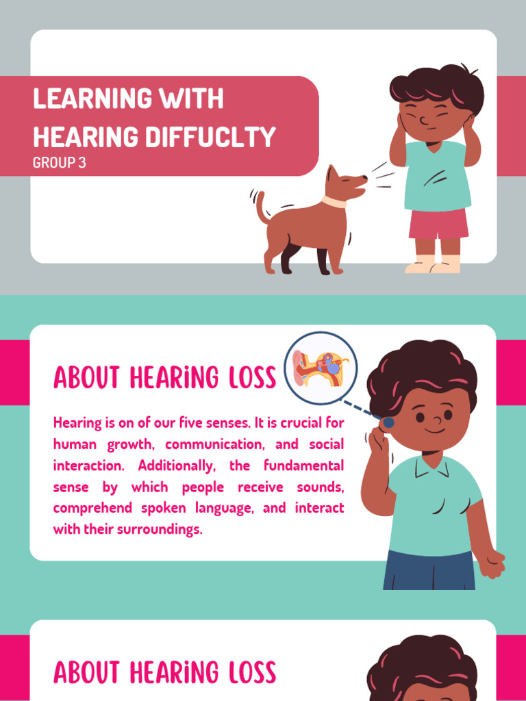 Learning With Hearing Diffuclty | PDF | Hearing | Hearing Loss