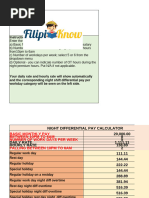 Night Shift Differential Computation Guide | PDF | Overtime | Working Time