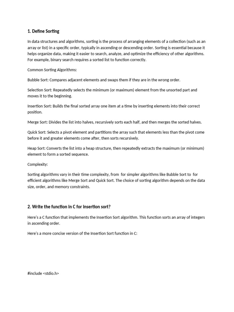 Sorting and Searching Algorithms Explained | PDF | Computing | Theoretical Computer Science