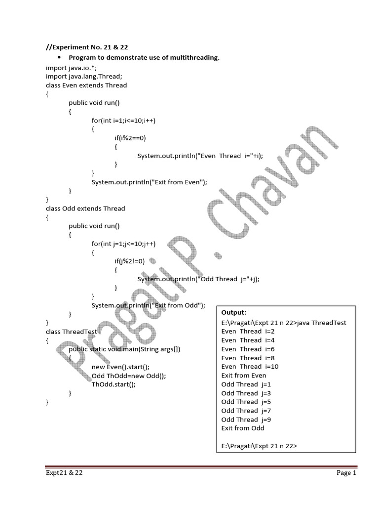 21 N 22 Pdf Thread Computing Computer Programming 9243
