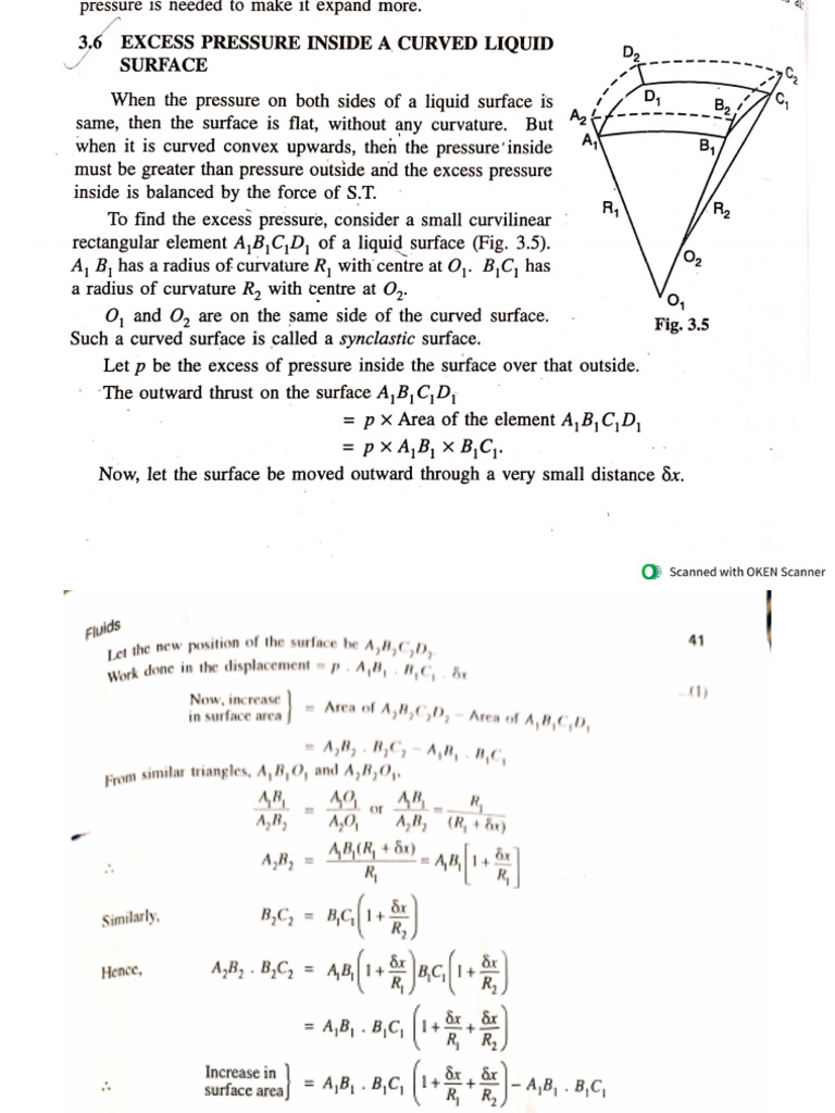 Curved Liquid Surface | PDF