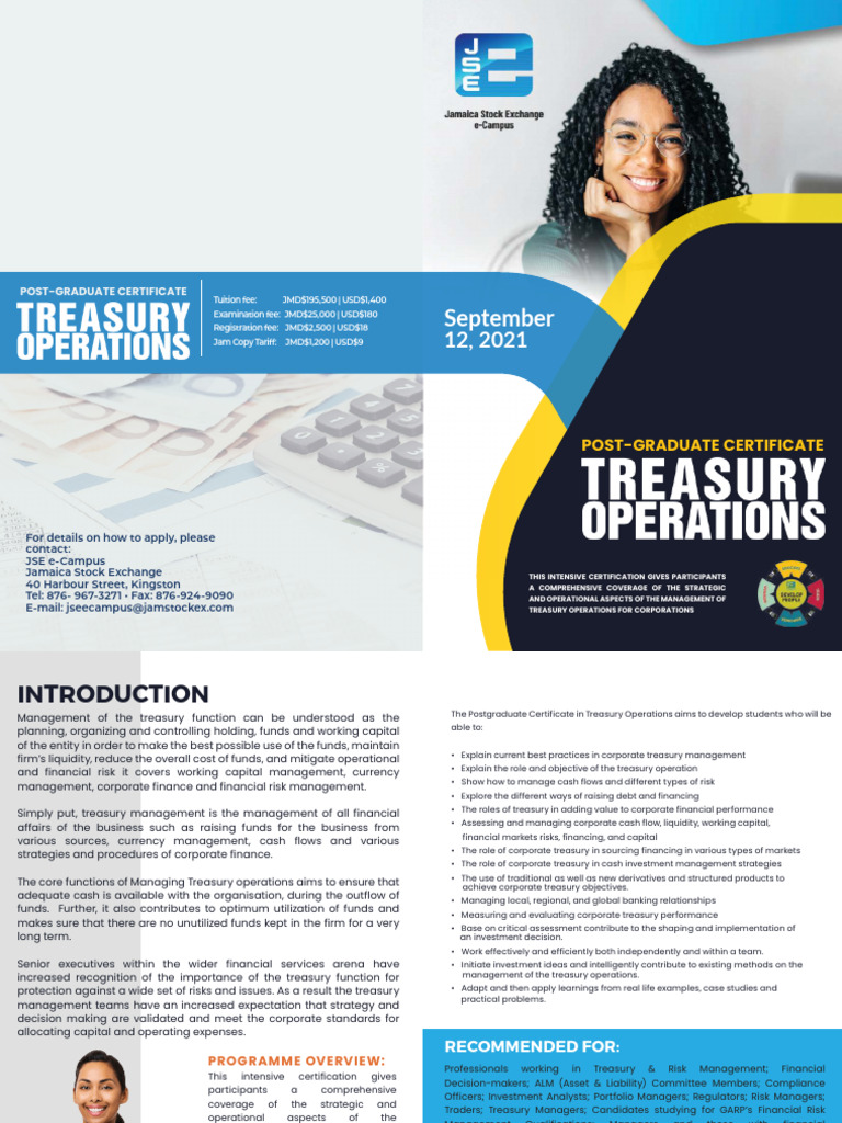 Treasury Management Certification | PDF | Derivative (Finance) | Futures Contract