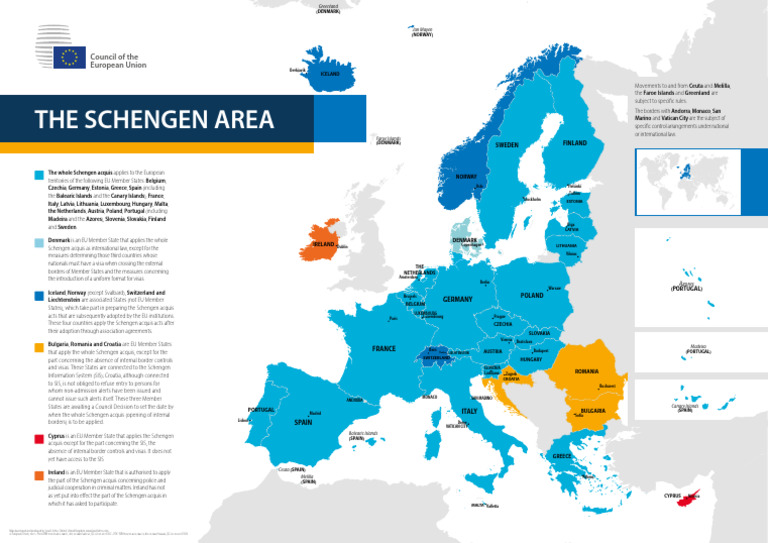 2020-034-003 Schengen Map-A1 10 Web-Access | PDF | European Union ...