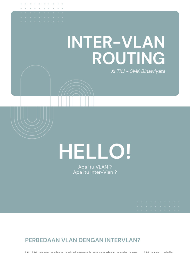 Inter-VLAN Routing SMK Binawiyata | PDF | Sains & Matematika ...