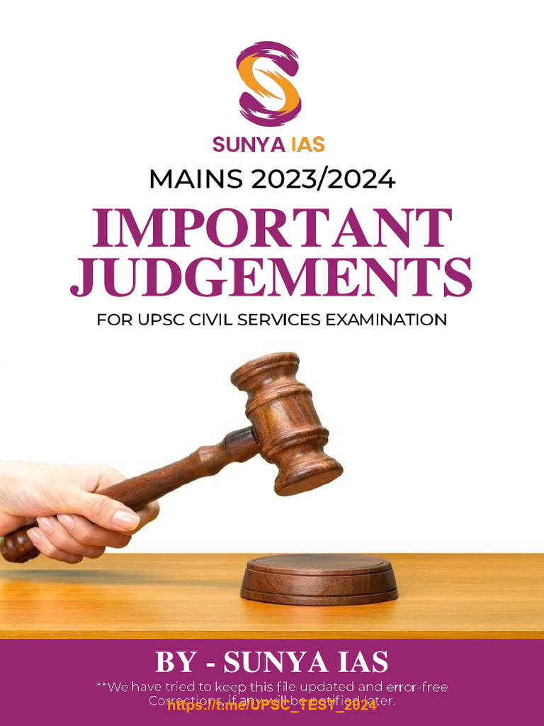 IMPORTANT Judgements_watermark | PDF | Justice | Crime & Violence IMPORTANT Judgements_watermark | PDF | Justice | Crime & Violence