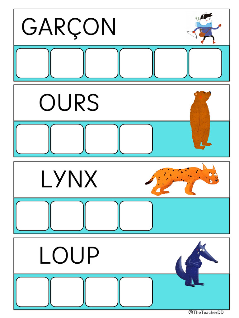 Ateliers Mots La Chasse Au Caribou | PDF