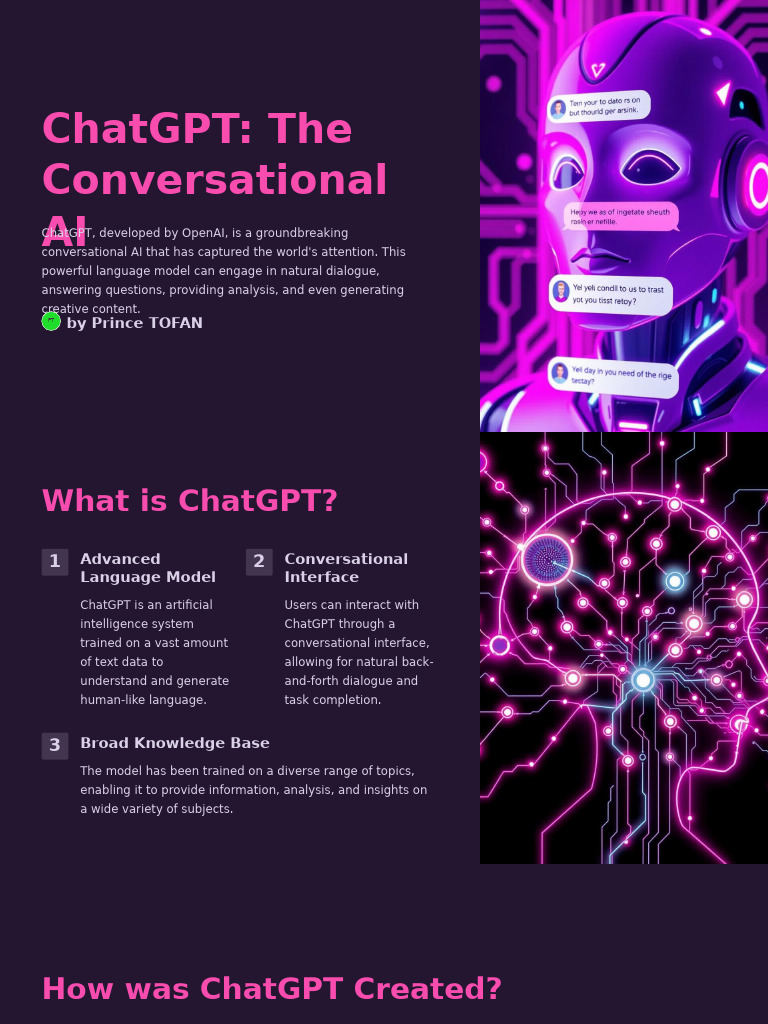 ChatGPT The Conversational AI | PDF | Artificial Intelligence | Intelligence (AI) & Semantics