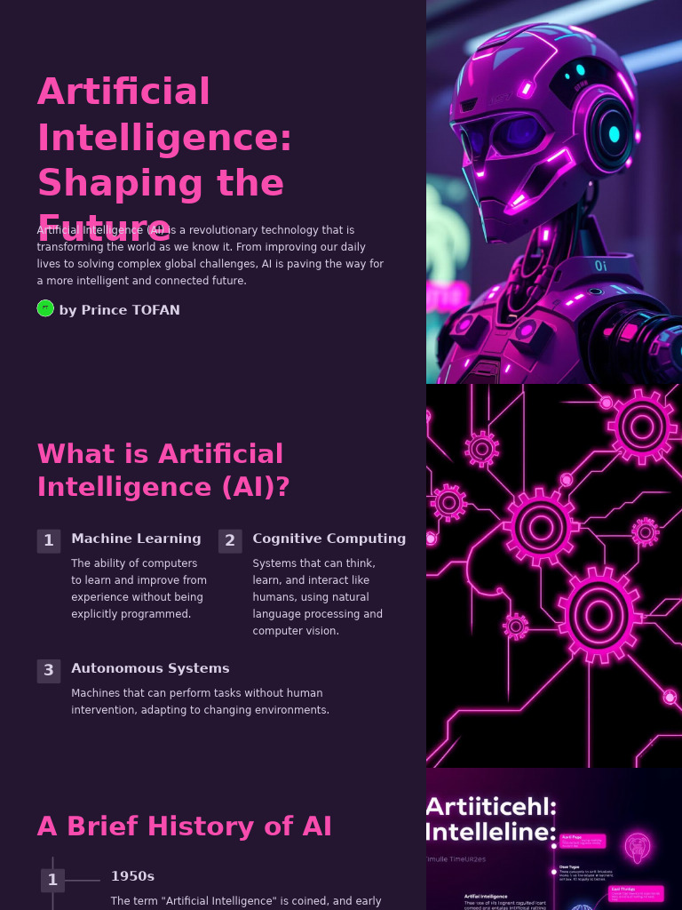 Artificial Intelligence Shaping The Future | PDF | Artificial Intelligence | Intelligence (AI ...