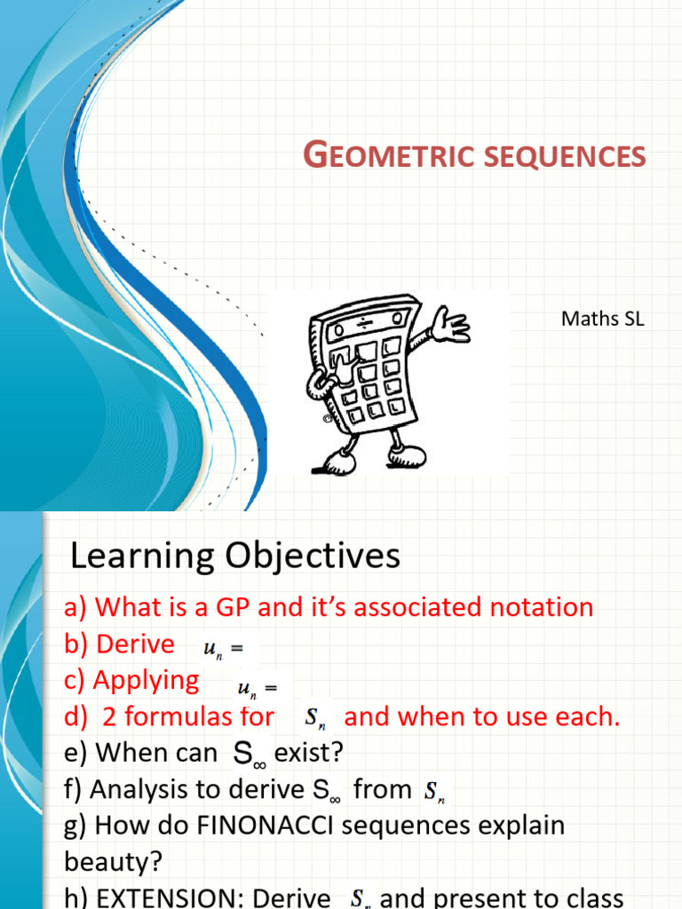 Understanding Geometric Sequences and Formulas | PDF | Arithmetic | Mathematical Analysis