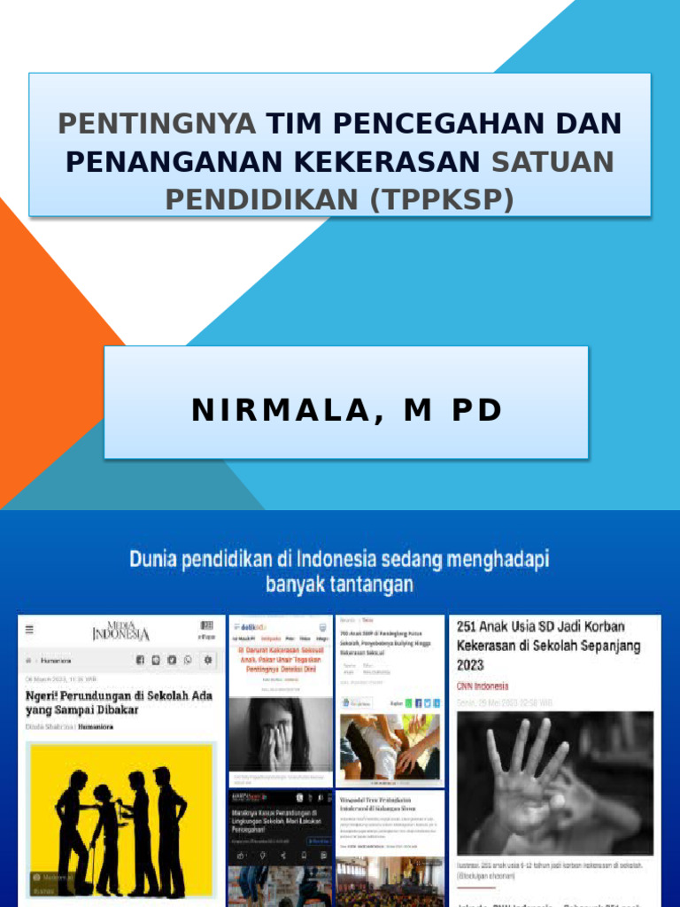 Pentingnya TPPK Nirmala | PDF