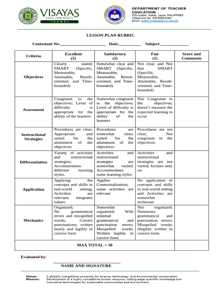 RUBRICS (LP, Storytelling) | PDF | Rubric (Academic) | Lesson Plan
