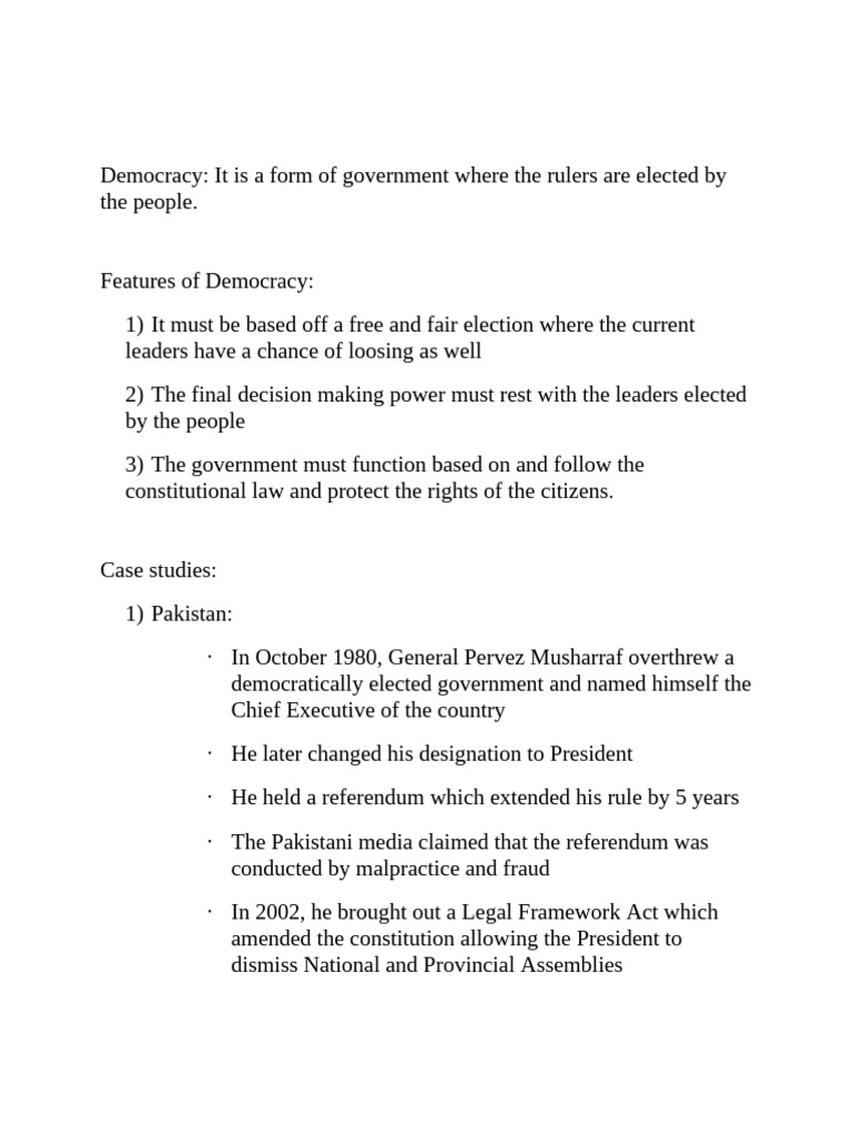 Ch1_ Why Democracy_ | PDF | Elections | Democracy