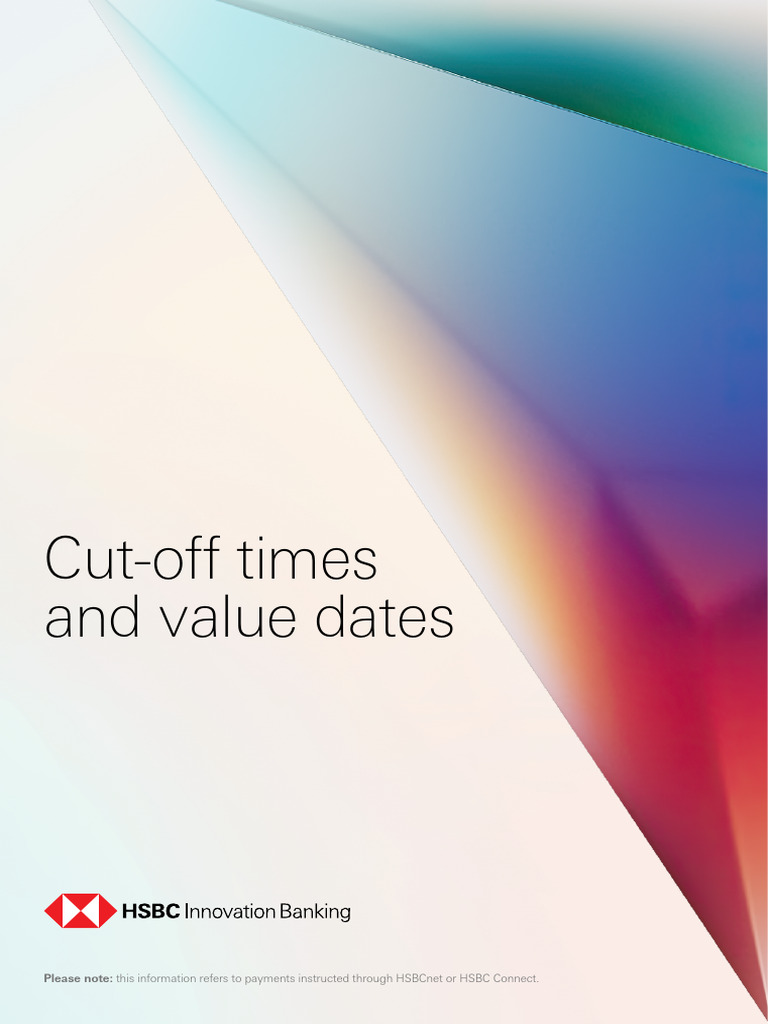 HSBC Payment Cut-Off Times Overview | PDF | Banks | Cheque