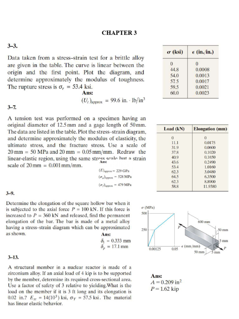 Practice Problems-Chapter 3 | PDF