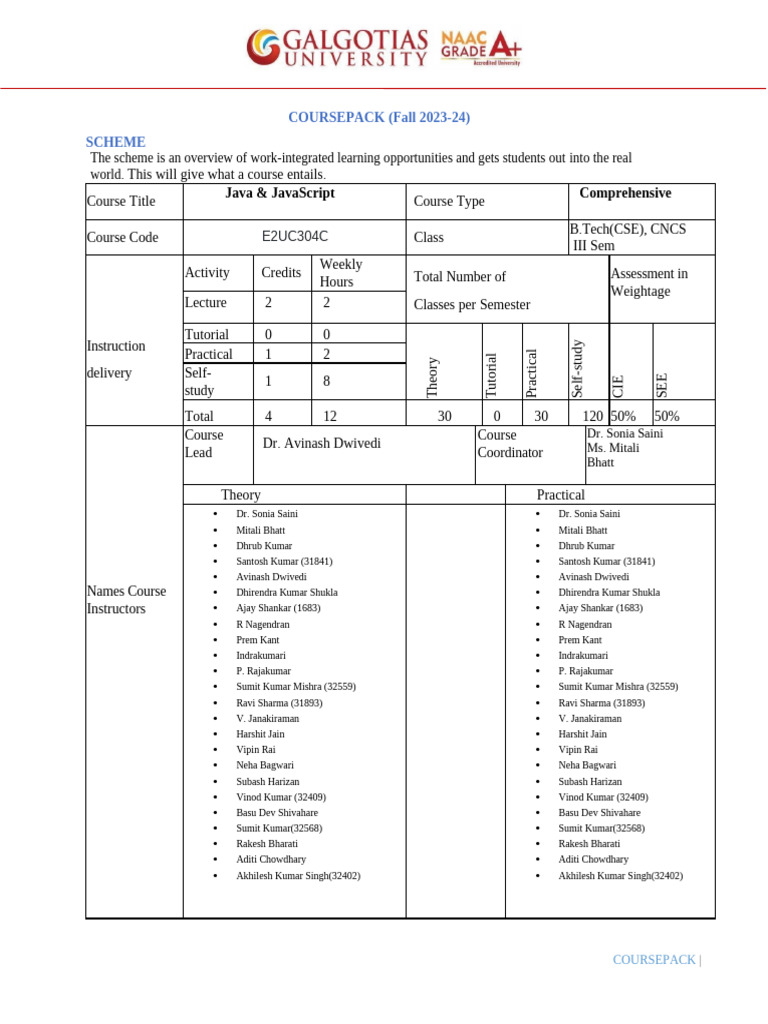 Final COURSEPACK BTech (JAVA) | PDF | Class (Computer Programming ...