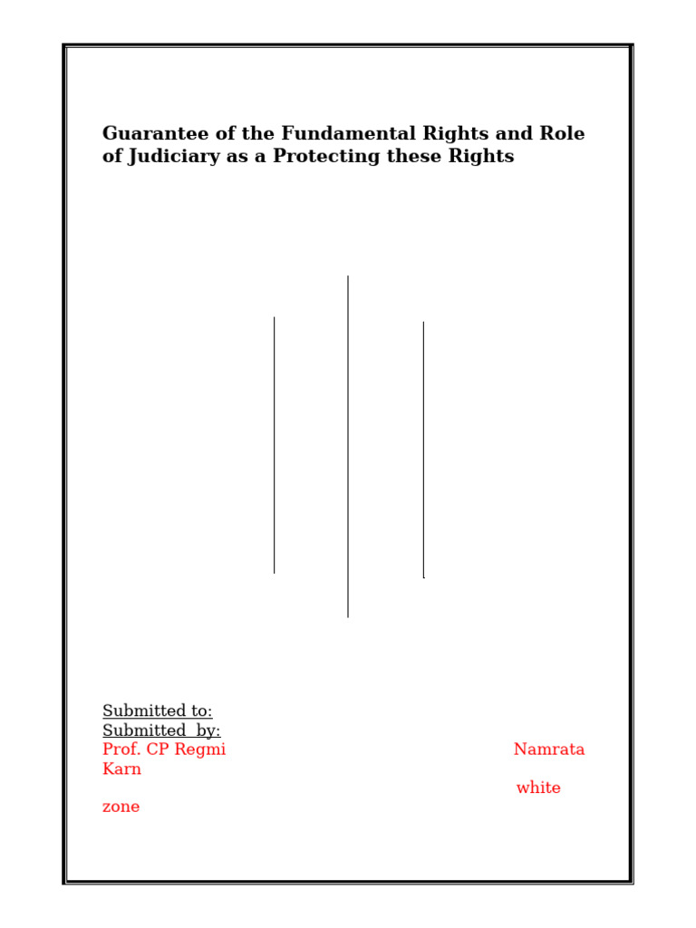 Constitutional Law Term Paper Choti | PDF | Detention (Imprisonment ...