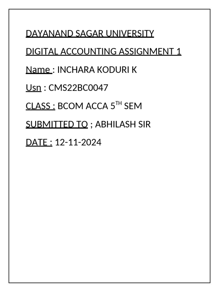 Da Assignment 1 Inchara K | PDF | Cloud Computing | Computer Security