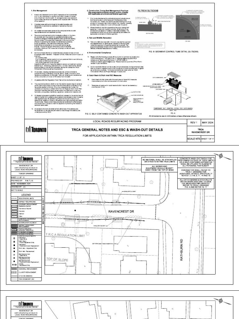 TRCA Local Road Resurfacing Guidelines | PDF | Storm Drain | Earth Sciences