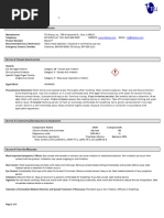 Material Safety Data Sheet - Fabuloso | PDF | Carbon Dioxide | Personal ...