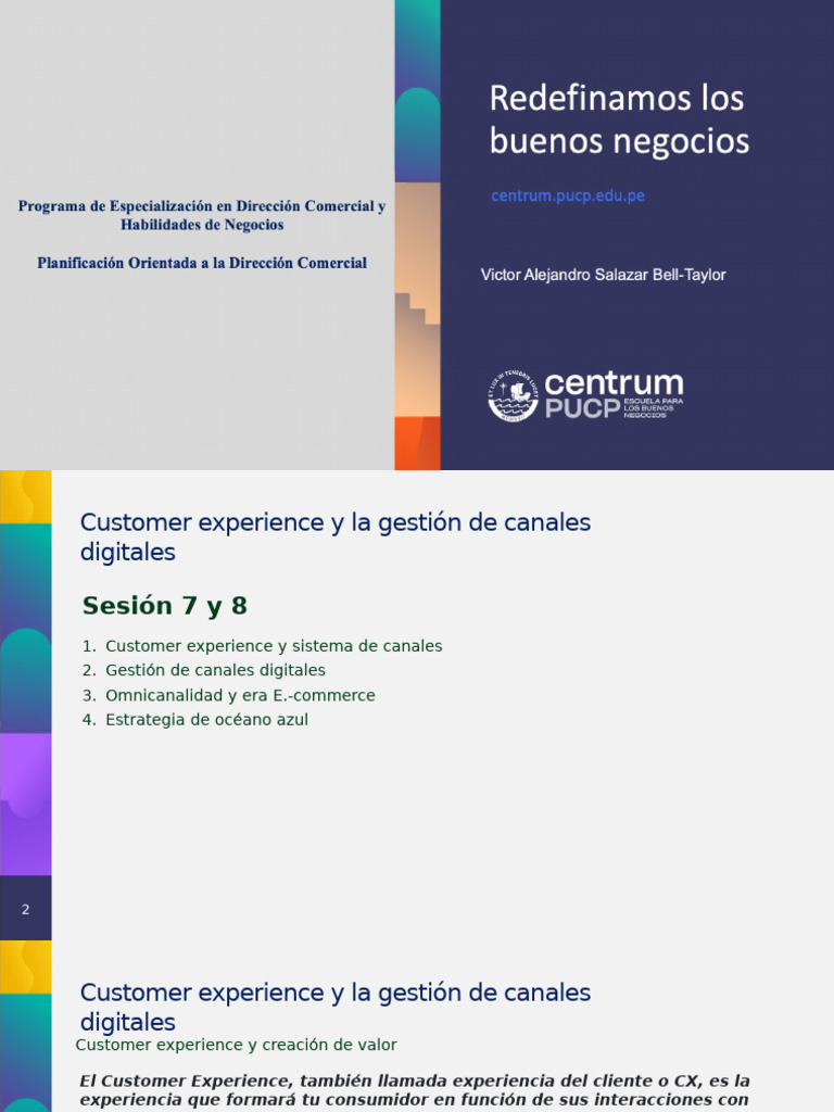 Plan Orientada A La Direccion Comercial S7 y S8 | PDF | Business | Marketing